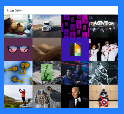 Create Image Gallery Widget | FeedWind