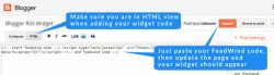 Google Blogger RSS Widget for Your Site | FeedWind