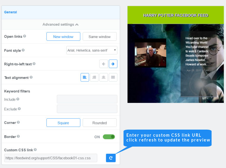 Custom Facebook widget using CSS : FeedWind Support Custom Facebook widget using CSS : FeedWind Support