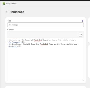 Add a Custom Shopify HTML Widget to Your Website - FeedWind Support