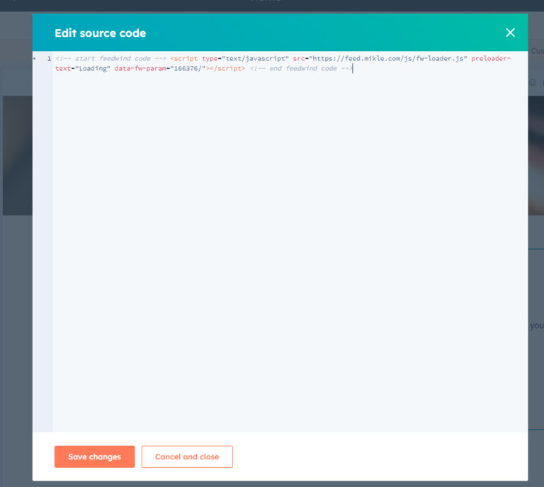 FeedWind and HubSpot CMS Hub Integration | FeedWind
